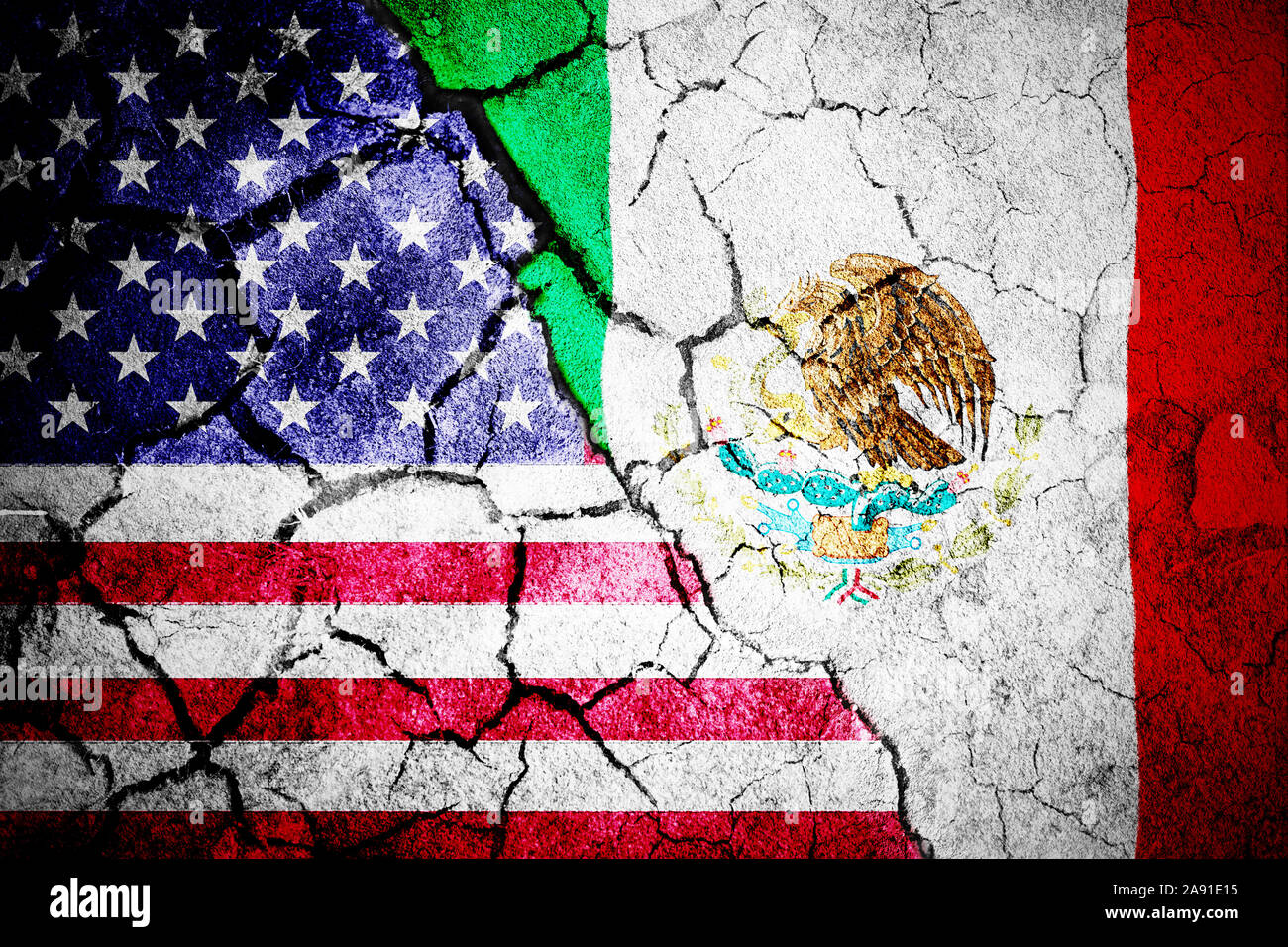 Composite image of digitally generated mexican national flag Stock ...