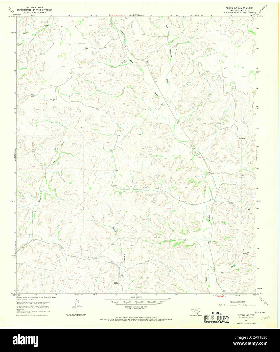 Ozona Texas Map High Resolution Stock Photography and Images - Alamy