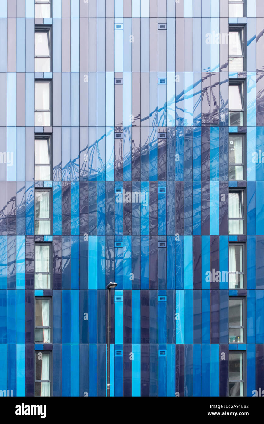 St. James Park football stadium reflected in the The View Student ...