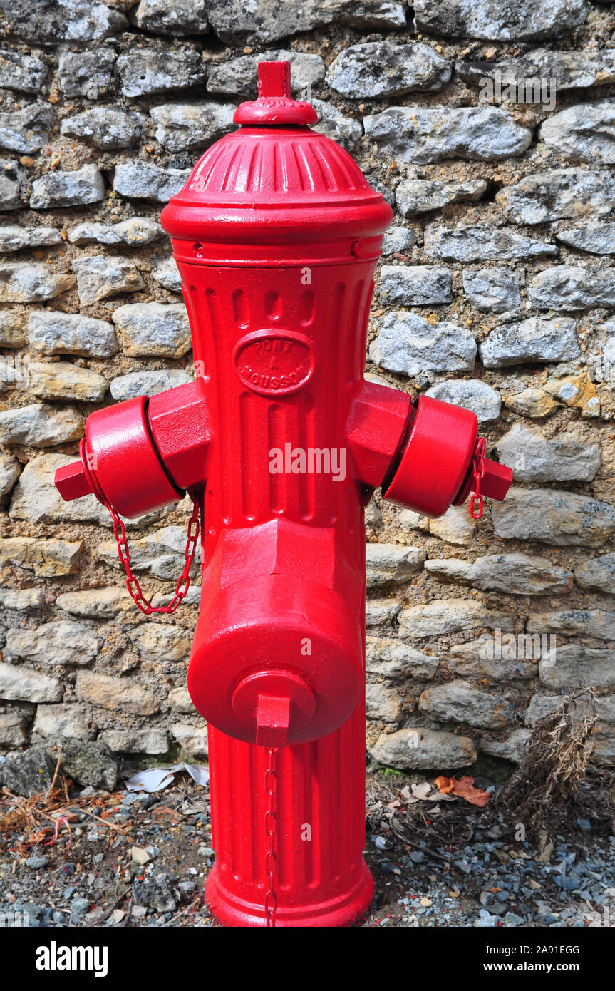 French fire hydrant Stock Photo - Alamy