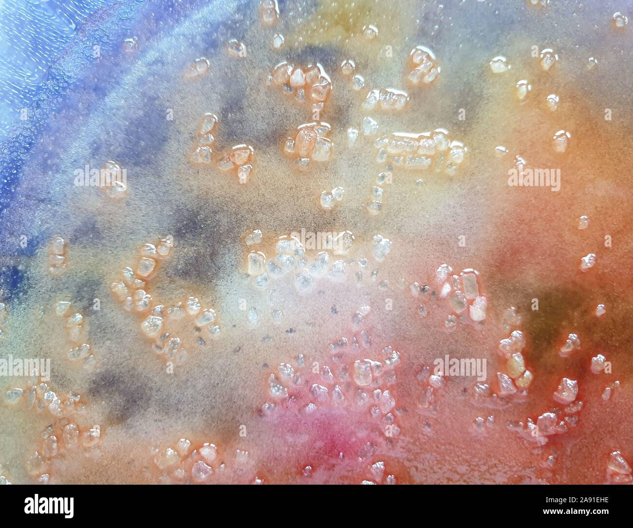 Salt crystal abstracts Stock Photo - Alamy