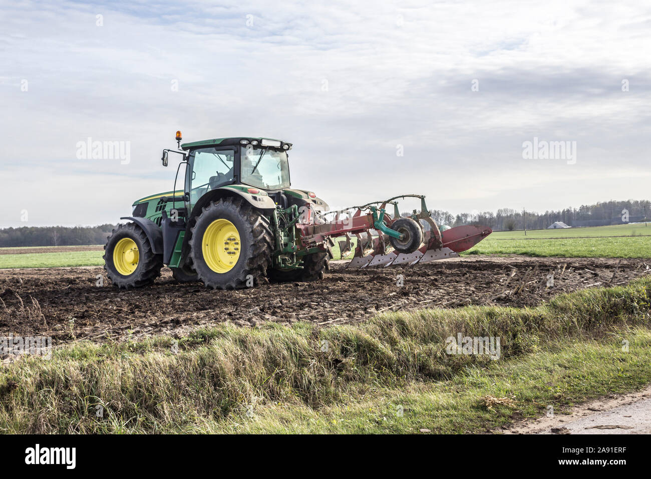 Agricultural wheeled tractor hi-res stock photography and images - Alamy