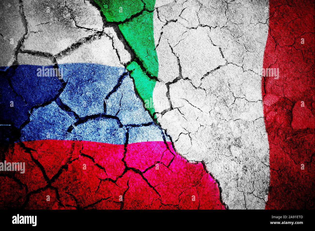 Composite image of digitally generated italian national flag Stock ...