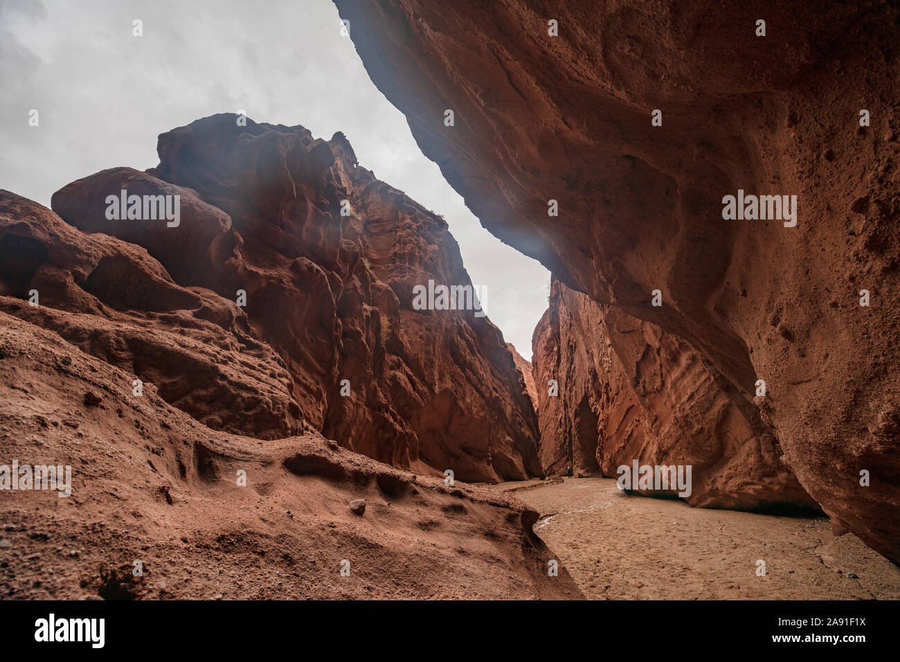 Landscape of Wensu Grand Canyon in Wensu County, Aksu Prefecture ...