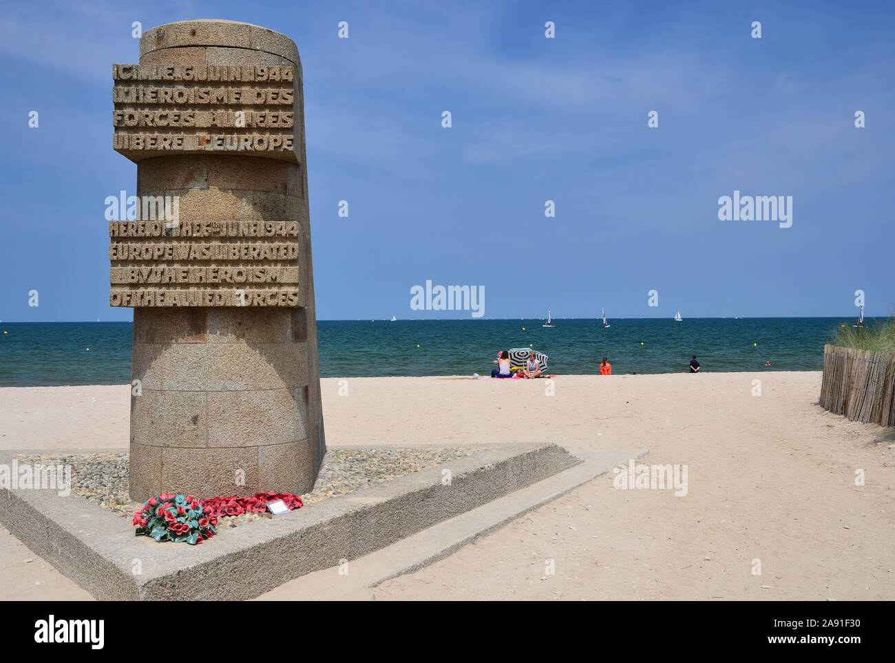 D - Day memorial Graye Sur Mer, Normandy, France Stock Photo - Alamy