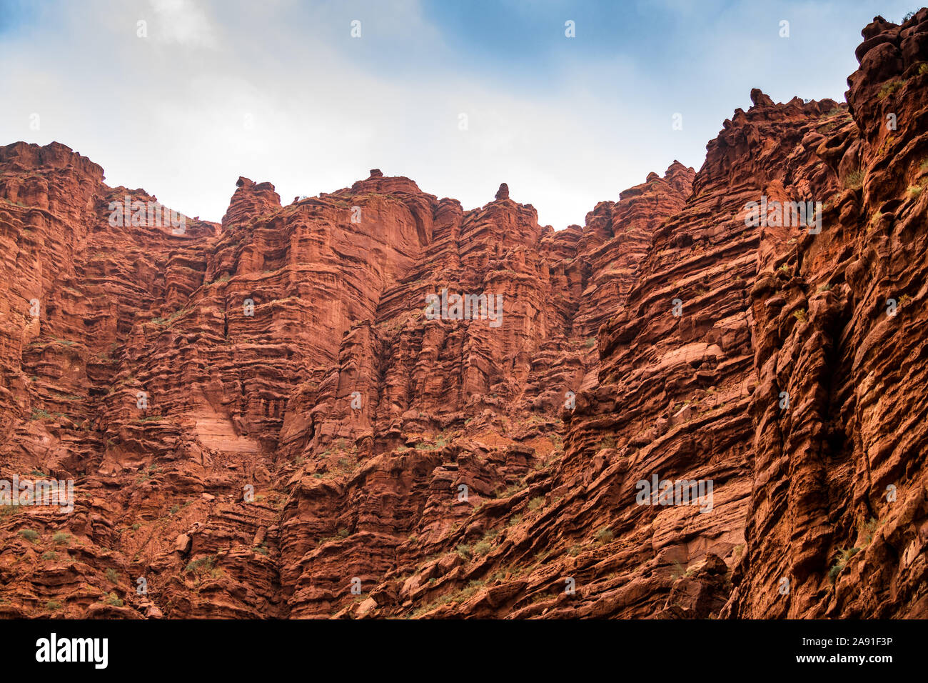 Landscape of Wensu Grand Canyon in Wensu County, Aksu Prefecture ...