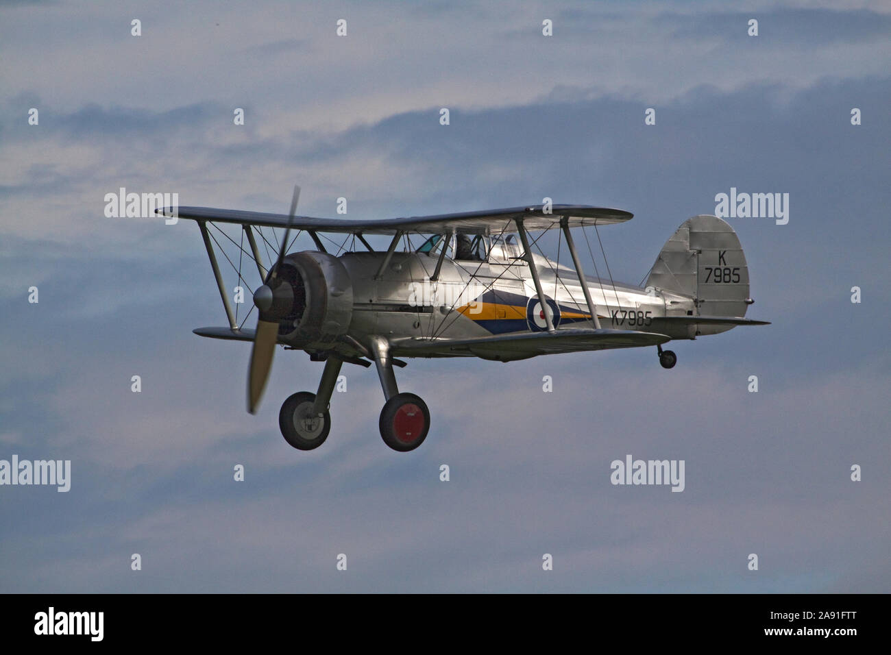 Vintage biplane hi-res stock photography and images - Alamy