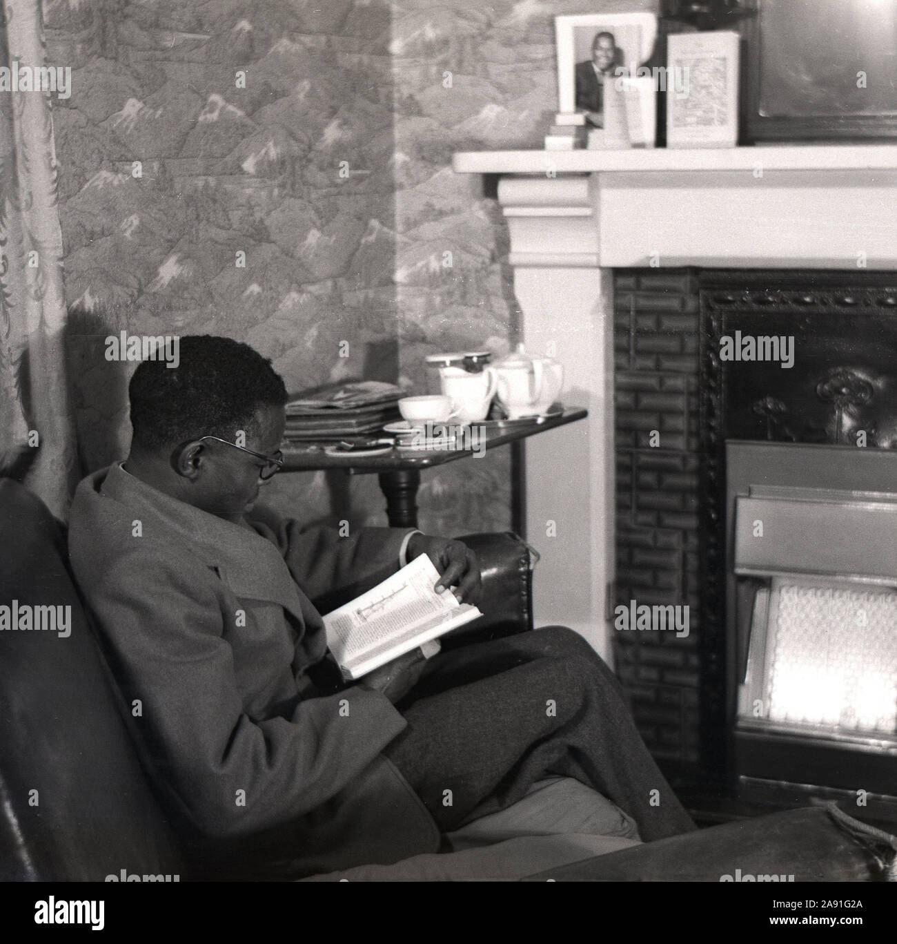 1950s, historical, a foreign overseas student from a Commonwealth ...