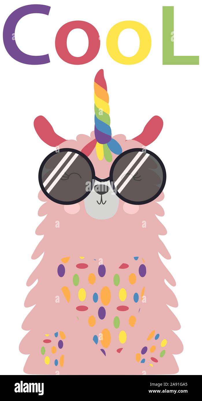 Little lama Stock Vector Images - Alamy
