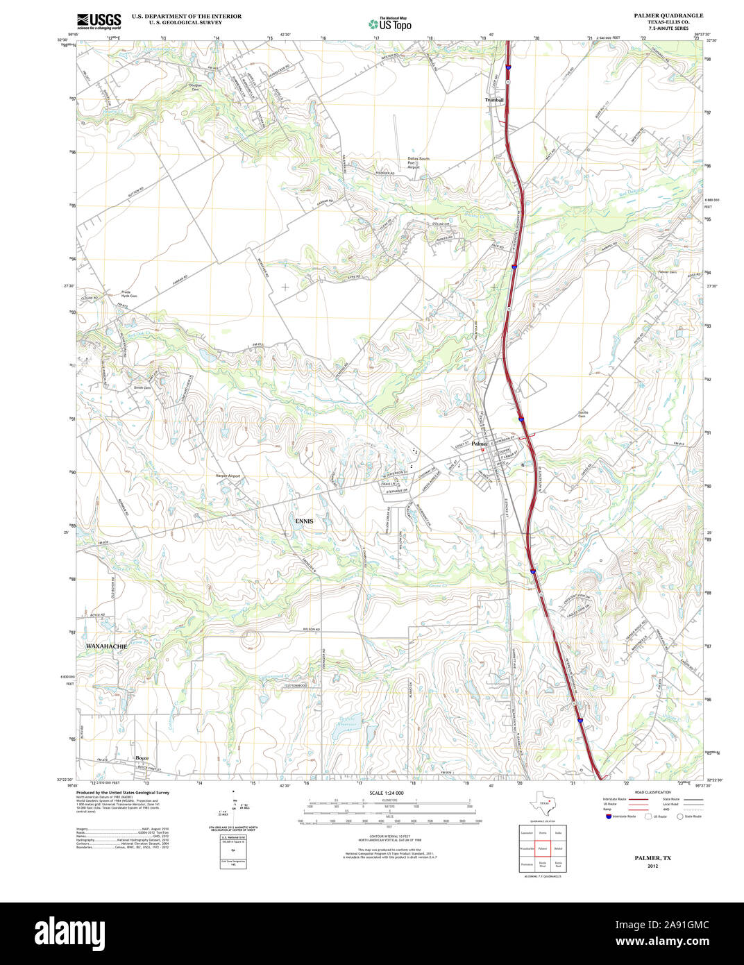 Map of palmer Cut Out Stock Images & Pictures - Alamy