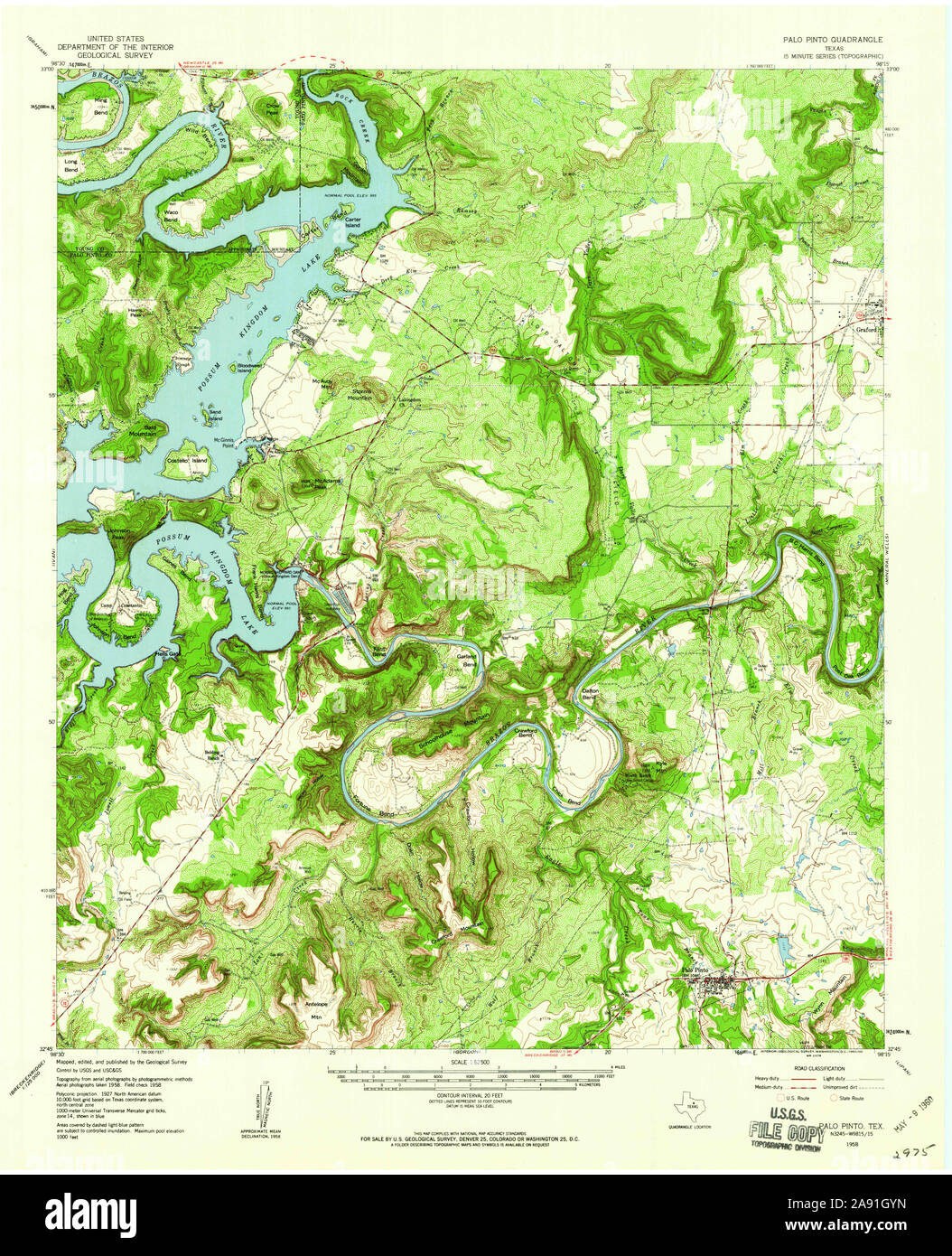 Palo pinto map hi-res stock photography and images - Alamy