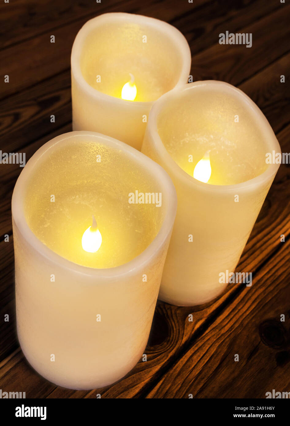 LED - Candles Stock Photo - Alamy