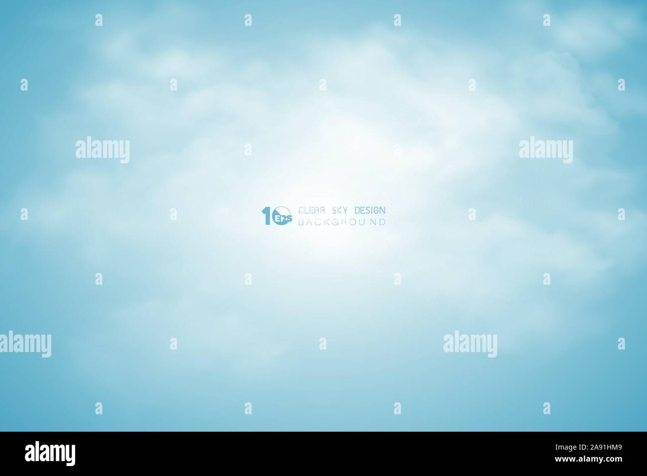 Clouds in sunlight blue Stock Vector Images - Alamy