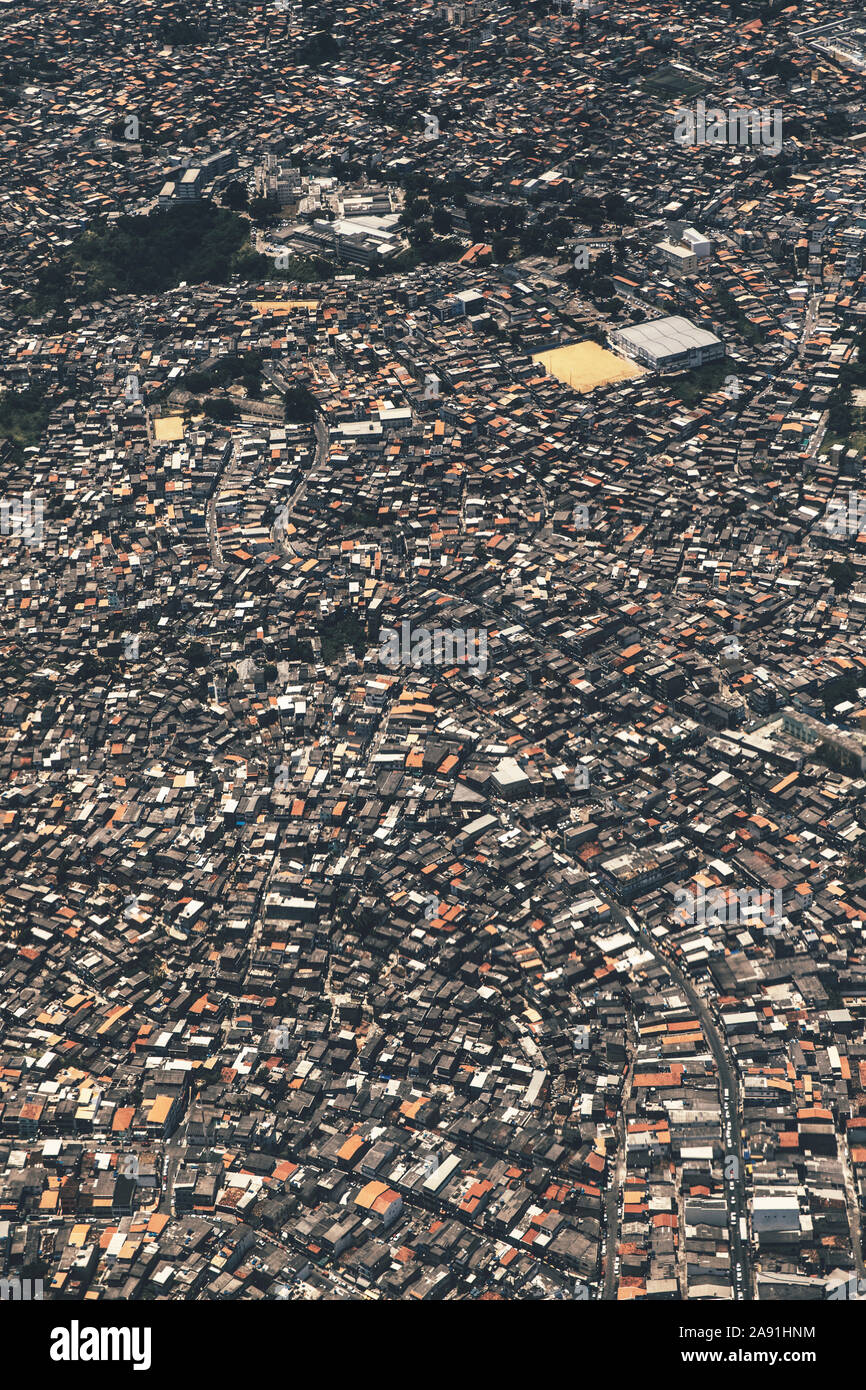 Aerial view of city buildings Stock Photo - Alamy
