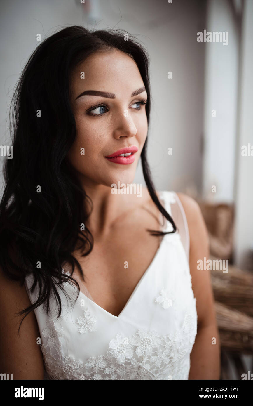 Portrait of bride Stock Photo - Alamy