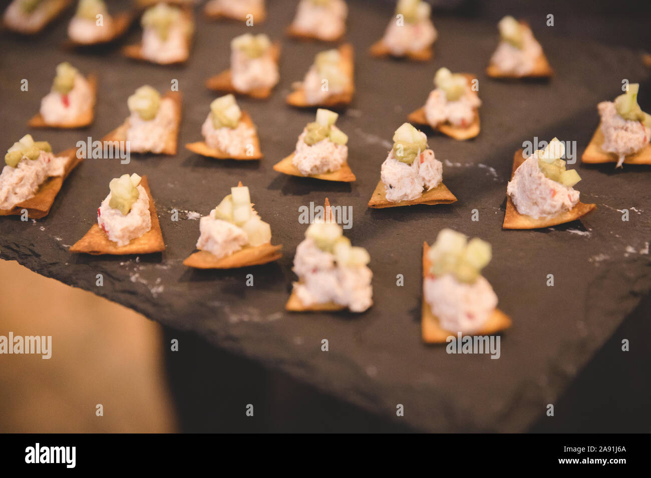 Canapes and party food Stock Photo - Alamy