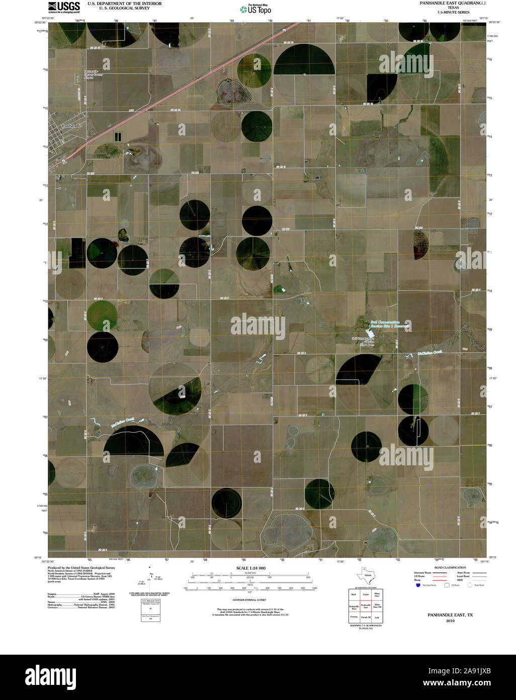 Texas panhandle map hi-res stock photography and images - Alamy