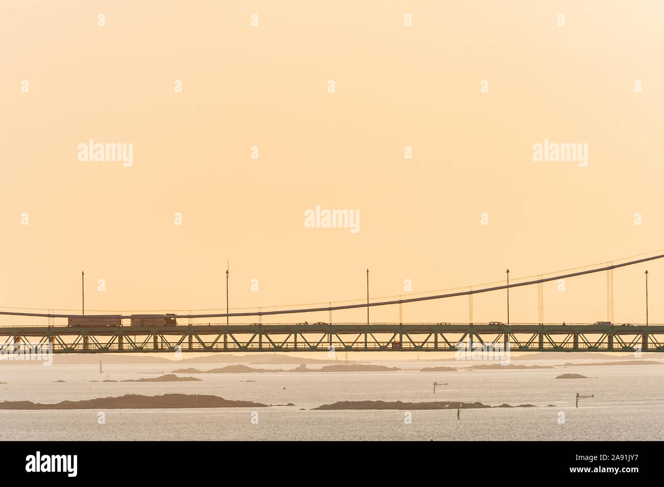 Orange color bridge hi-res stock photography and images - Alamy