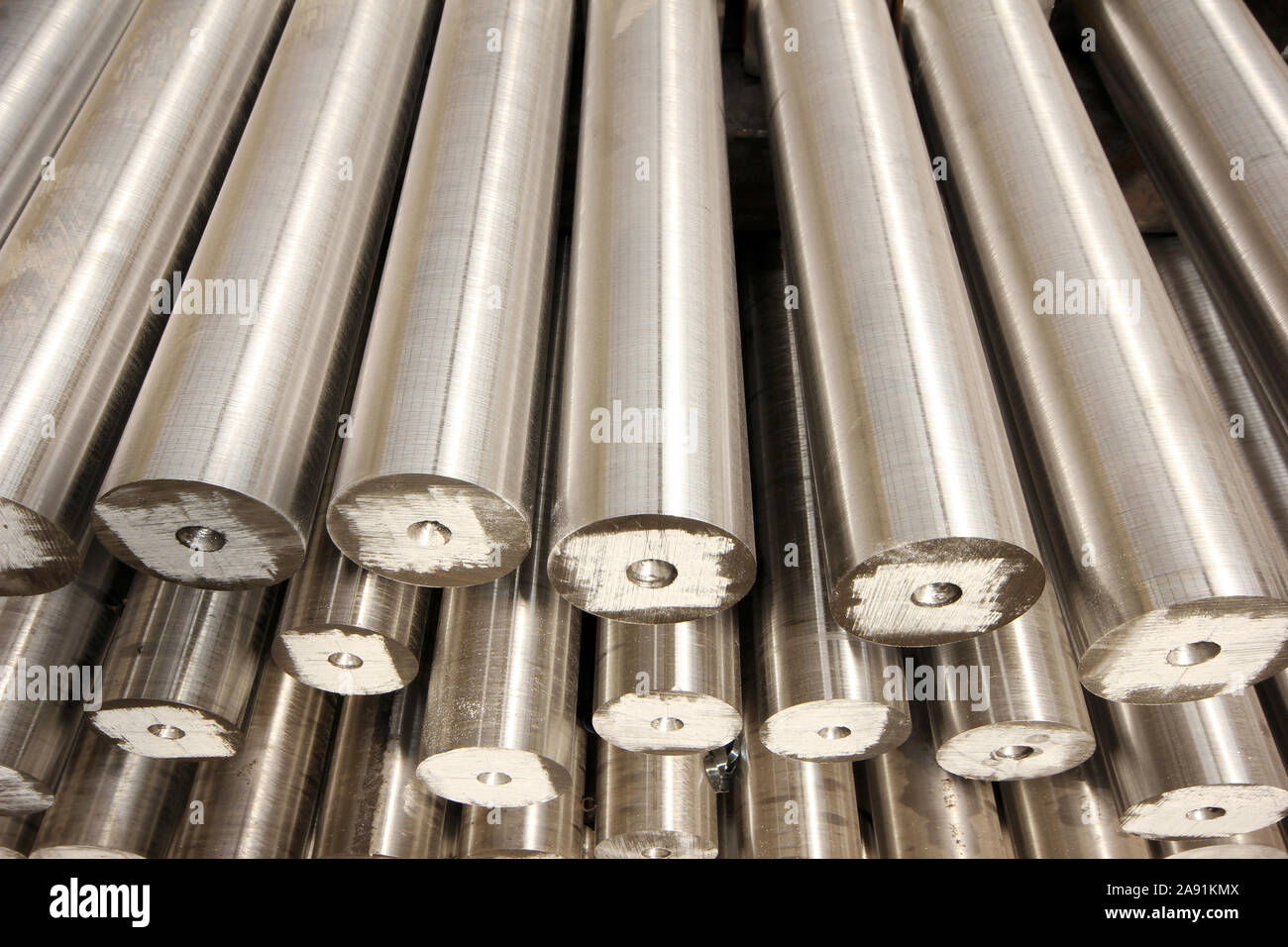 Steel profile pipe Stock Photo - Alamy