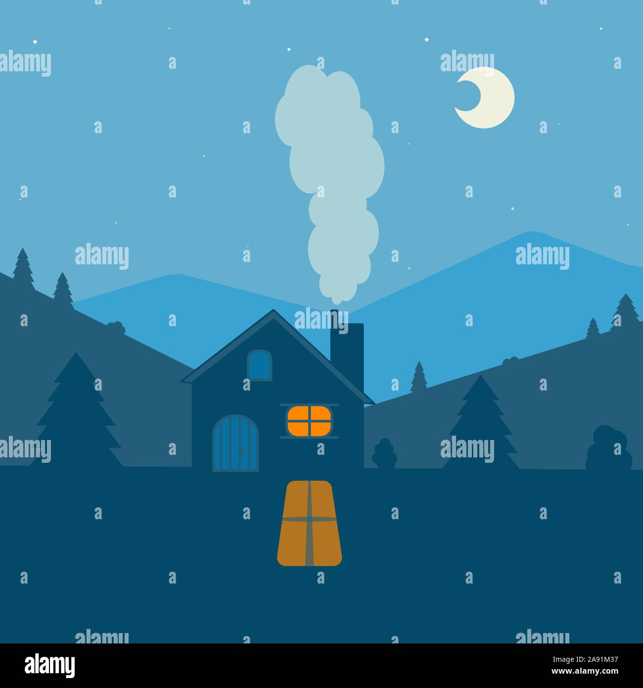 Burning roof Stock Vector Images - Alamy