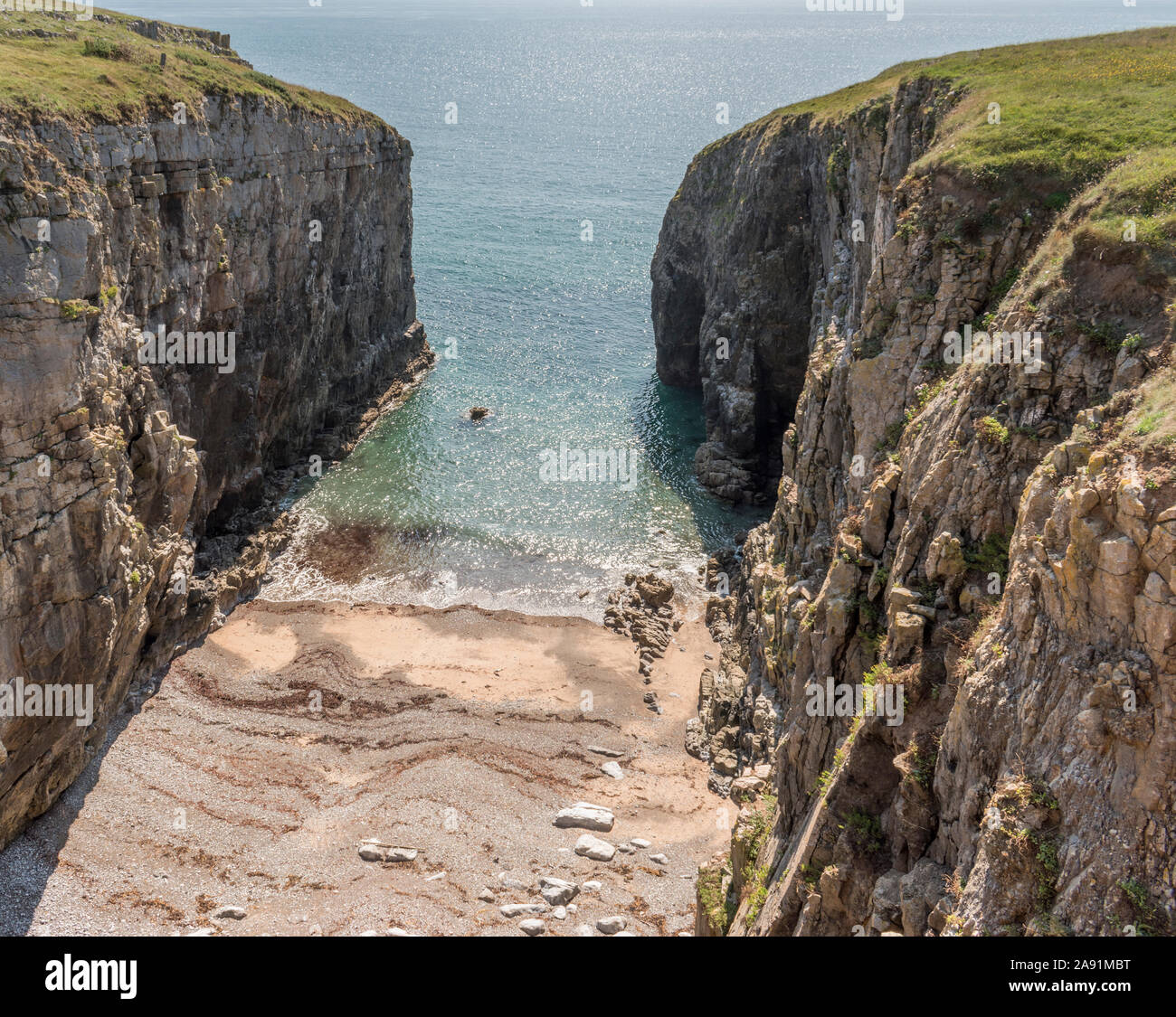 Views of clifftop erosion uk hi-res stock photography and images - Alamy
