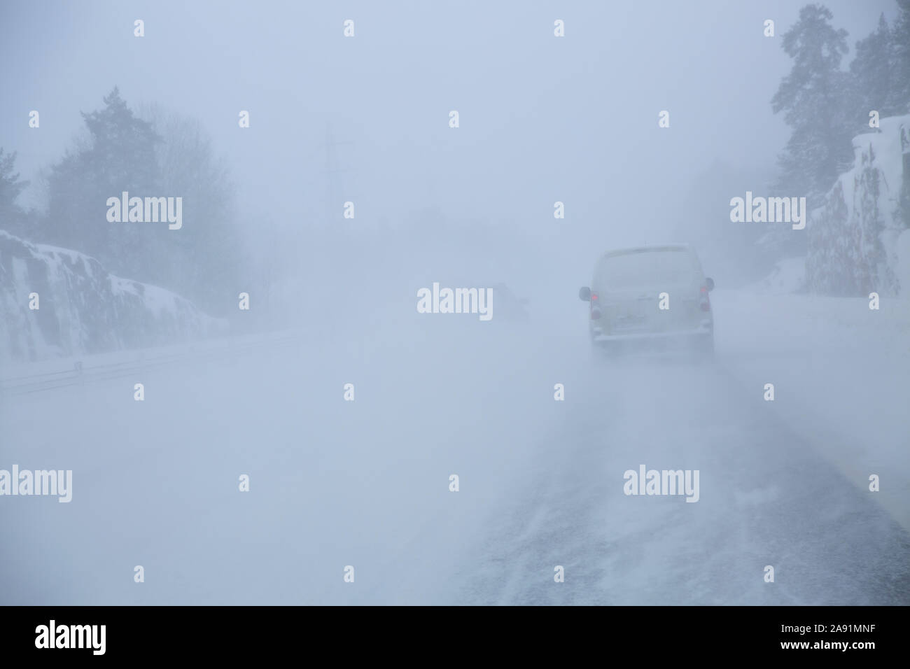 Car bridge winter hi-res stock photography and images - Alamy