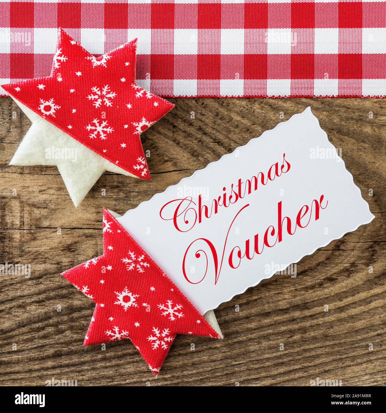 Christmas voucher hi-res stock photography and images - Alamy
