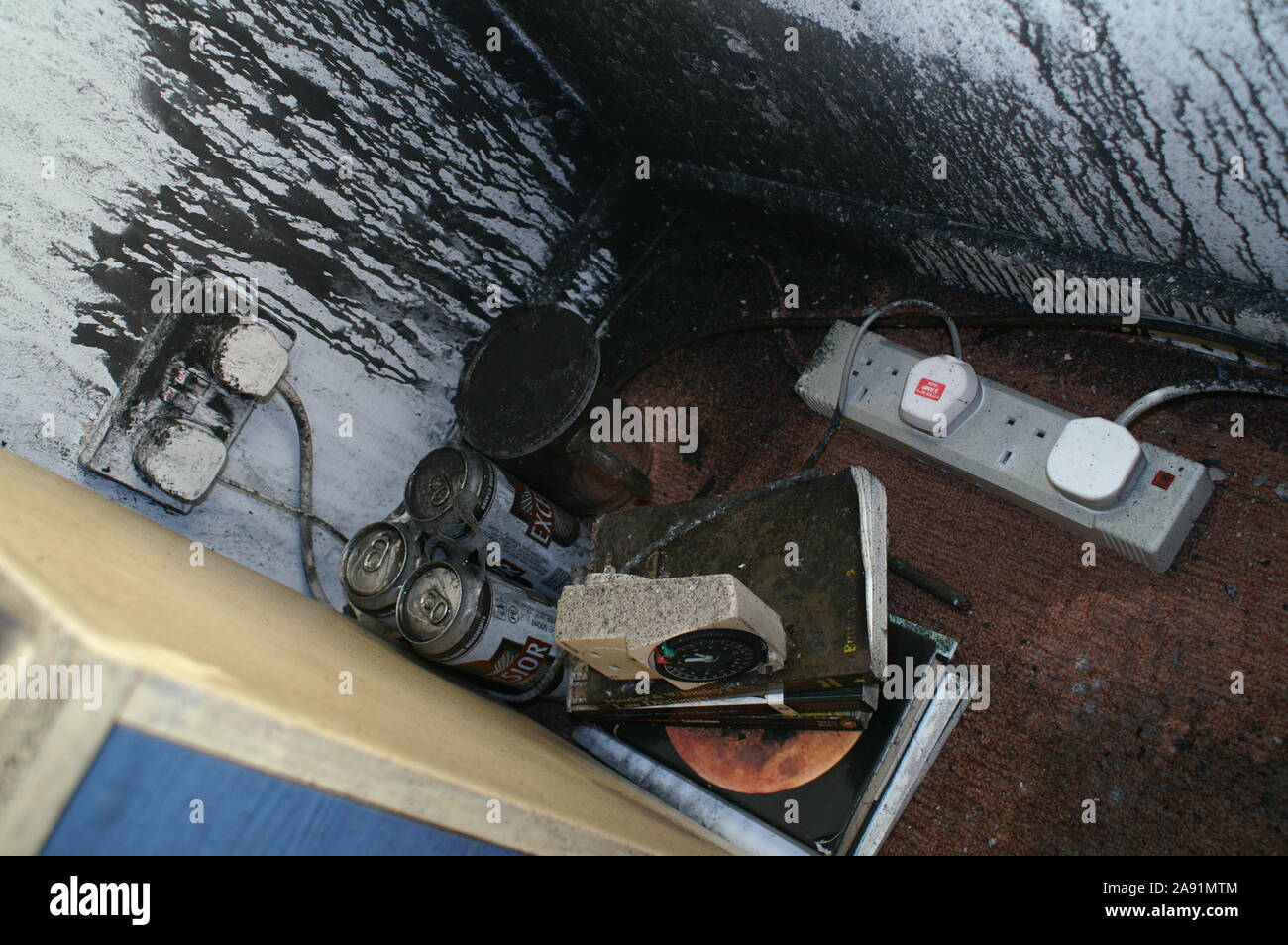 Burning wires home hi-res stock photography and images - Alamy