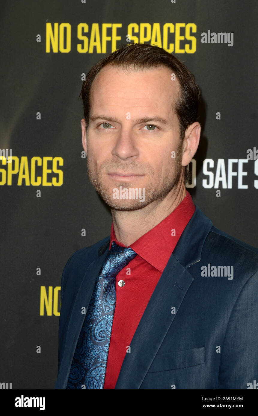 HOLLYWOOD, CA - NOVEMBER 11: Nick Liam Heaney at the No Safe Spaces ...