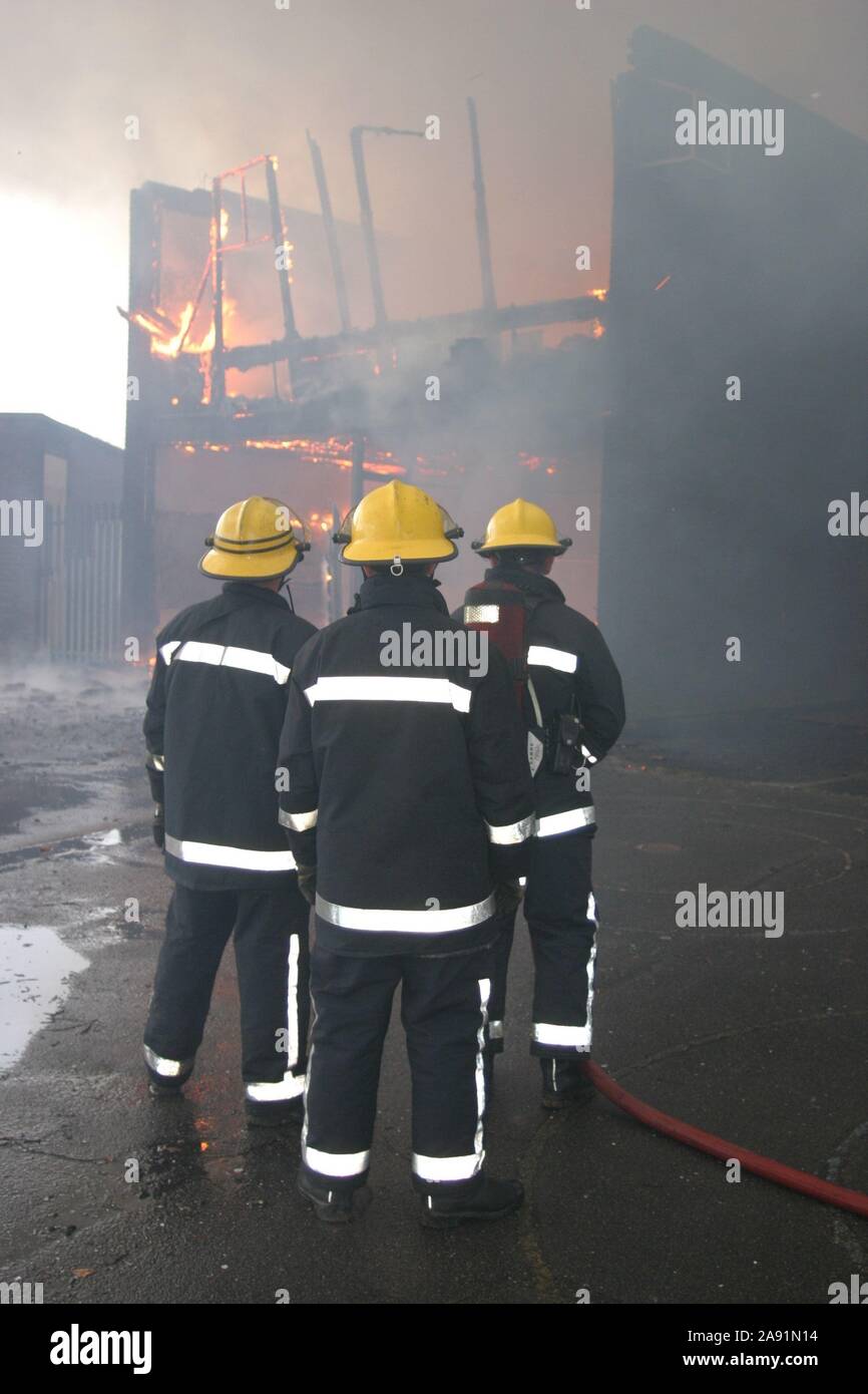 Arson, community fire safety Stock Photo - Alamy