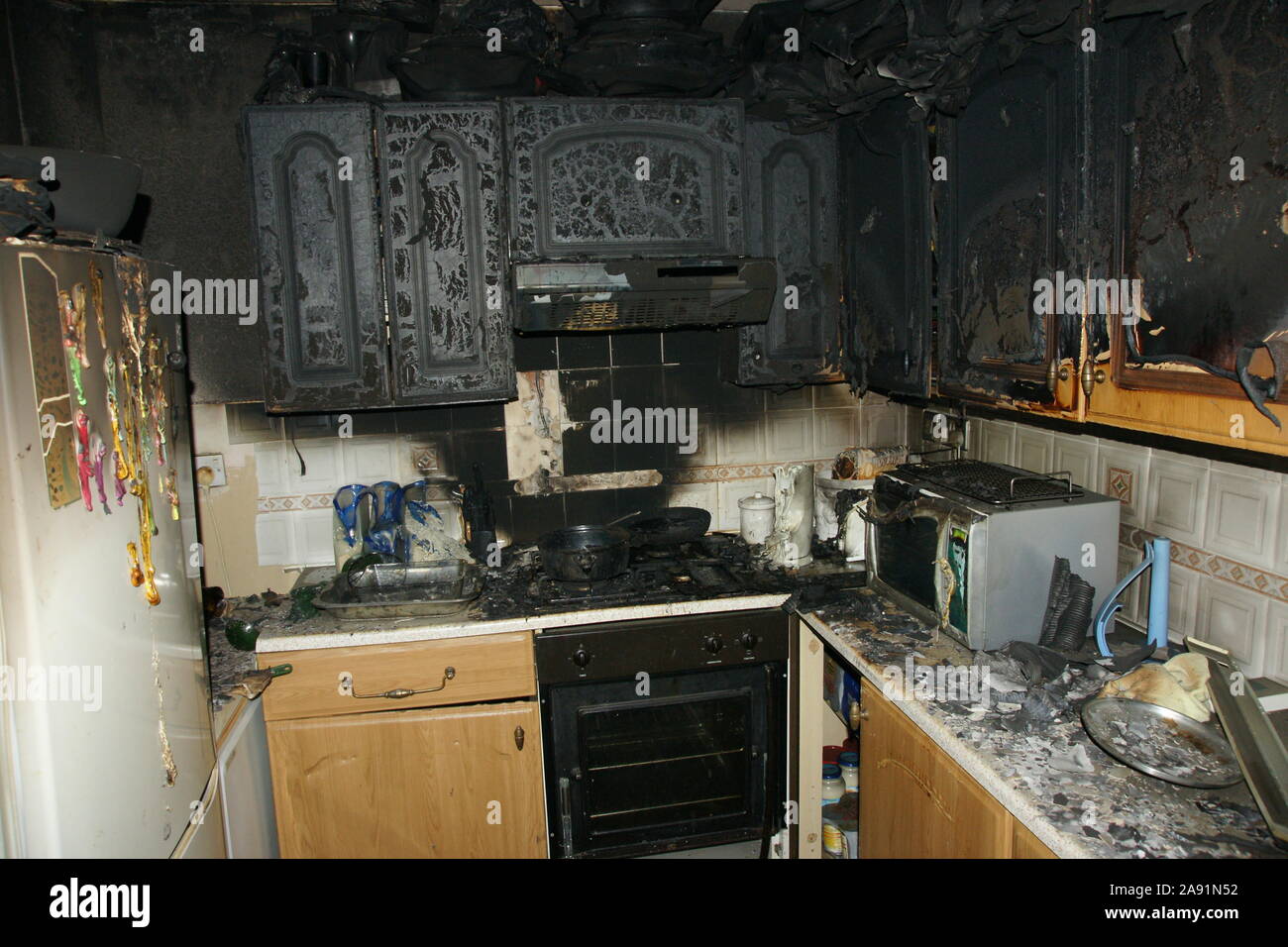 Unattended cooking fire hi-res stock photography and images - Alamy