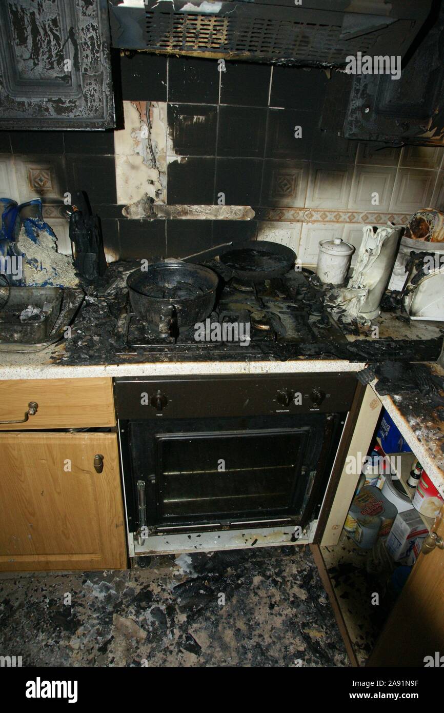Kitchen Fire Damage