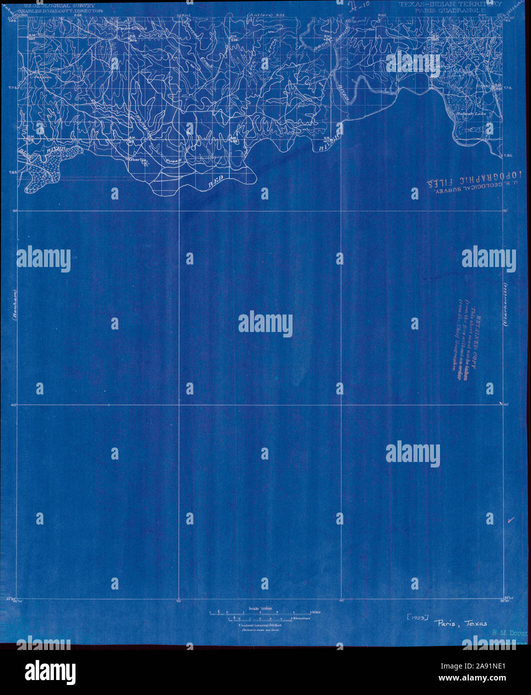 Paris texas map hi-res stock photography and images - Alamy