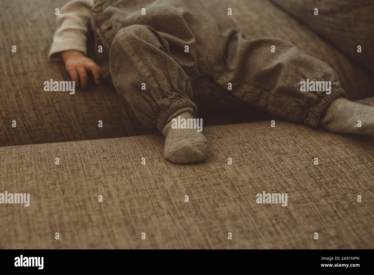 Baby, low section Stock Photo - Alamy