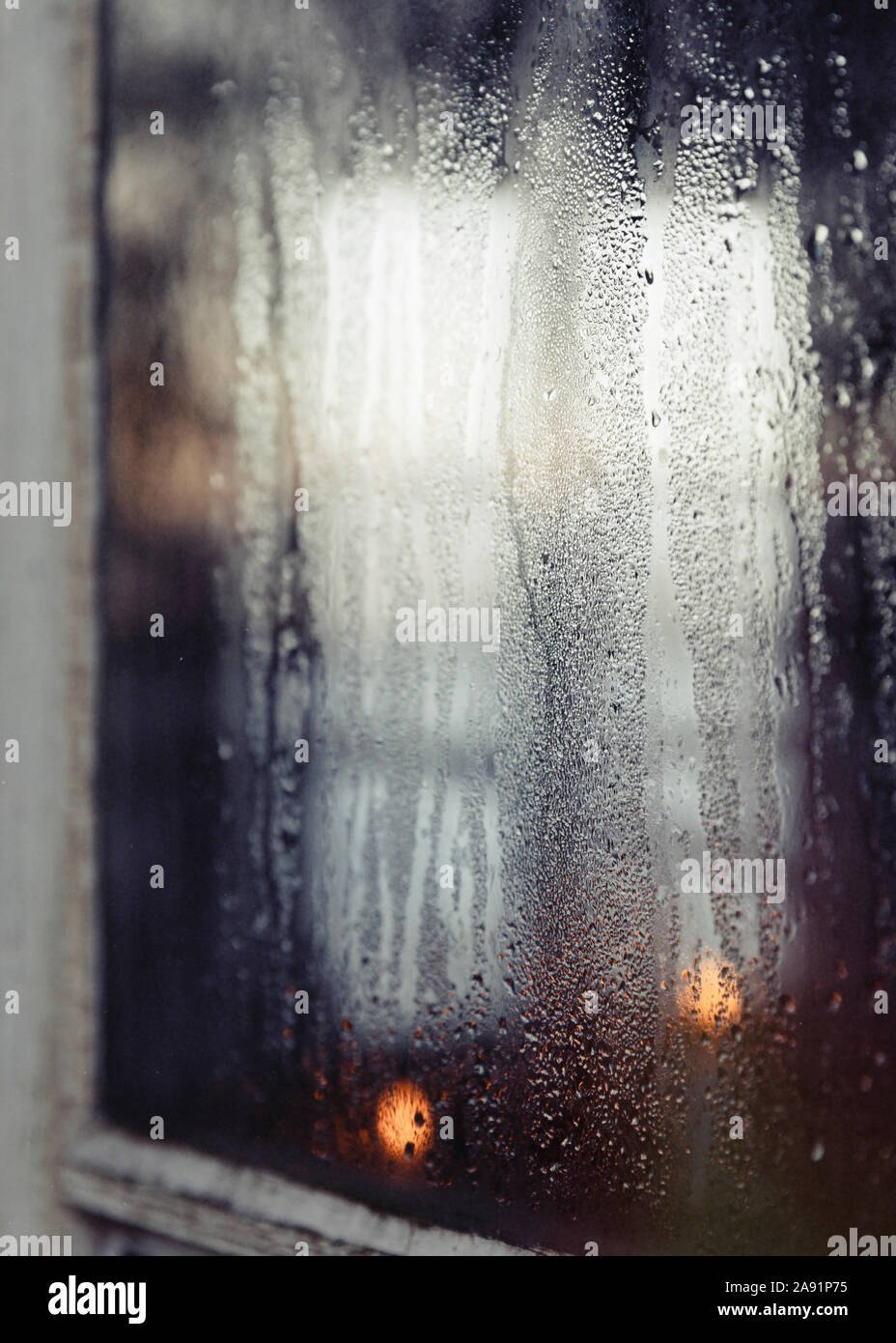 Waterdrops on window Stock Photo - Alamy