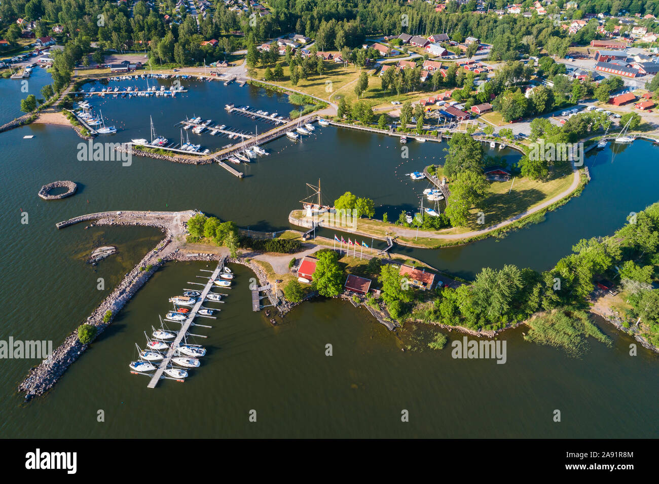Lake vanern aerial view hi-res stock photography and images - Alamy