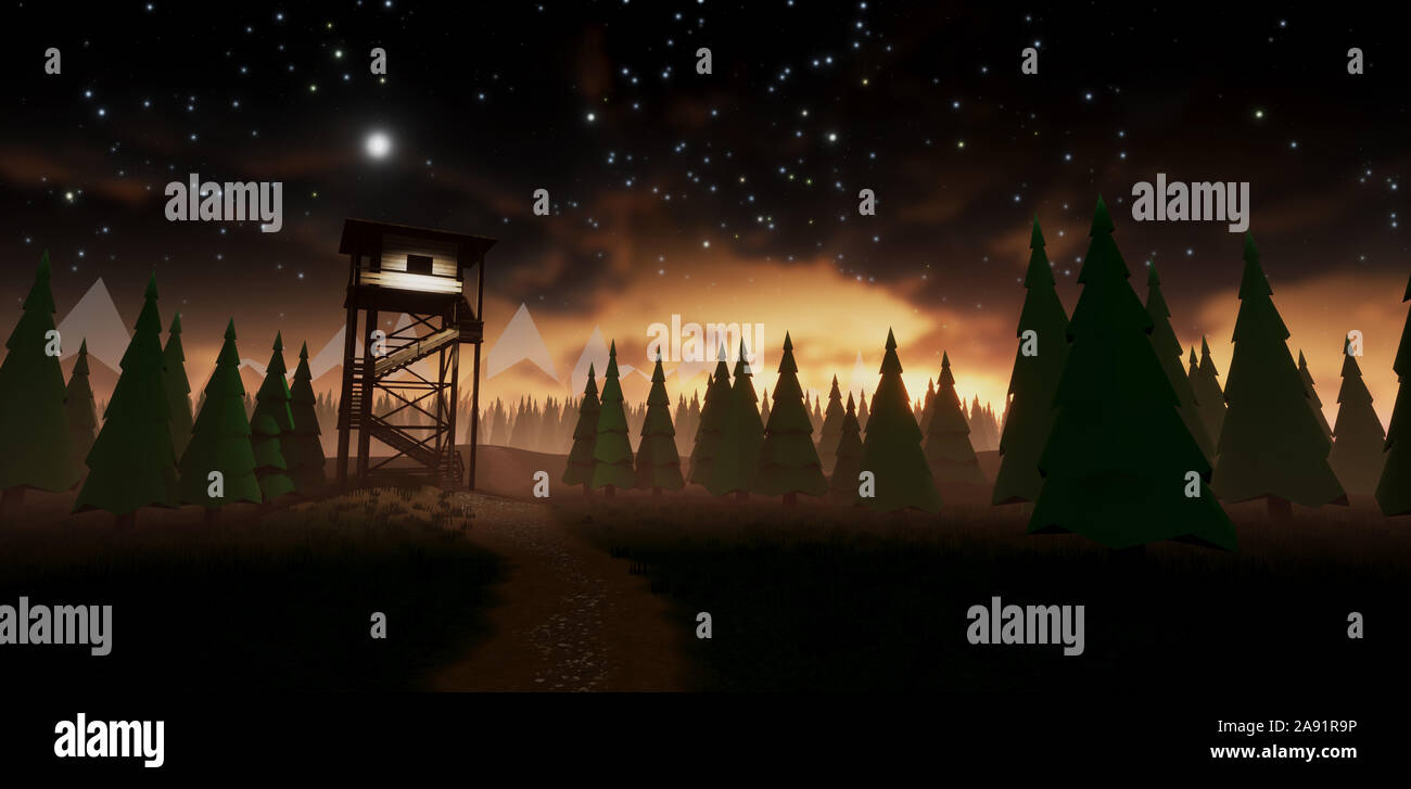 Low poly landscape hi-res stock photography and images - Alamy