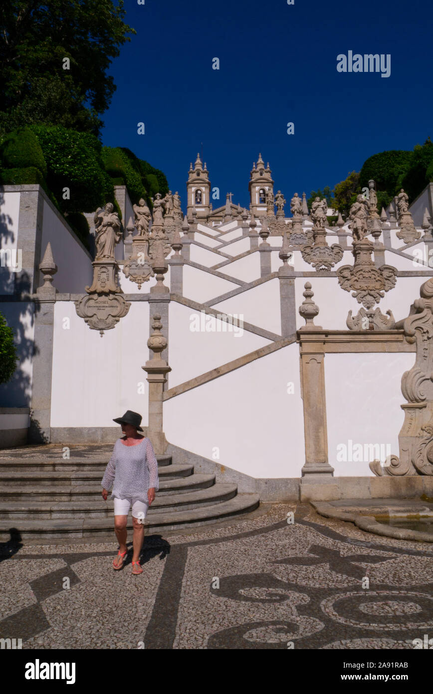 Bom Jesus Braga Portugal Stock Photo - Alamy