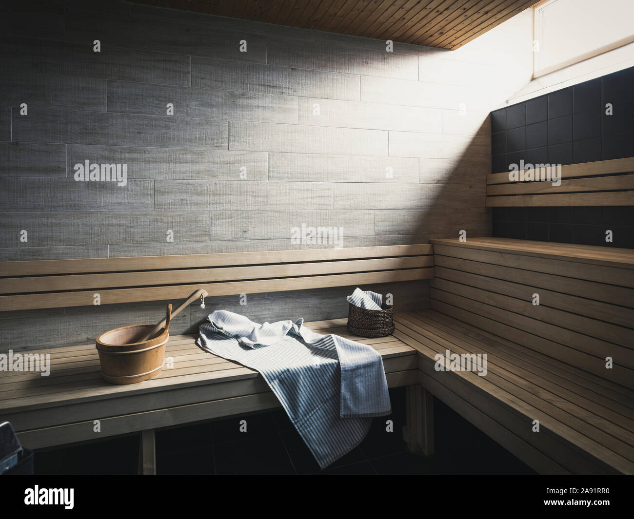 Sauna horizontal hi-res stock photography and images - Alamy