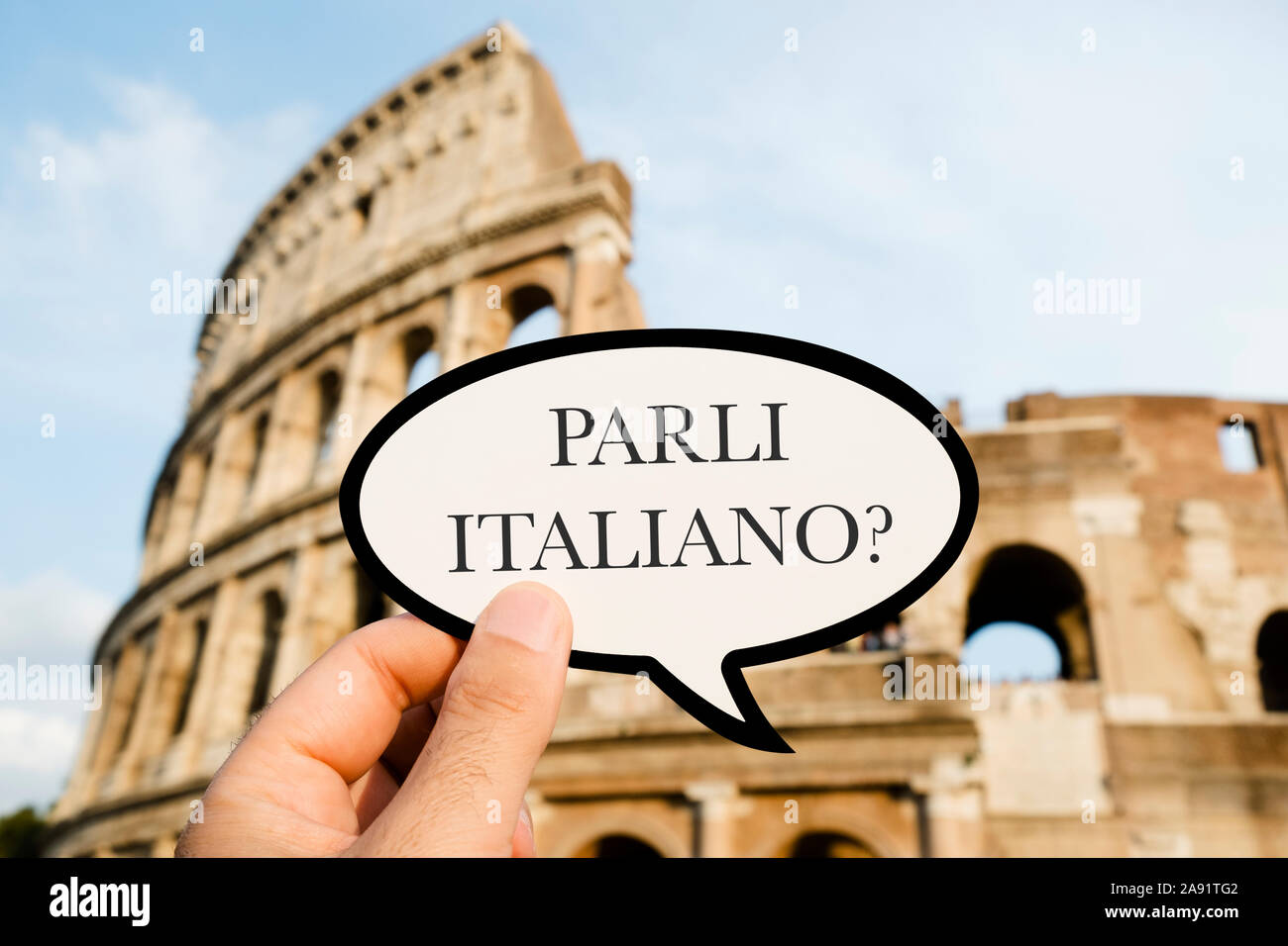 Italian hand sign hi-res stock photography and images - Alamy