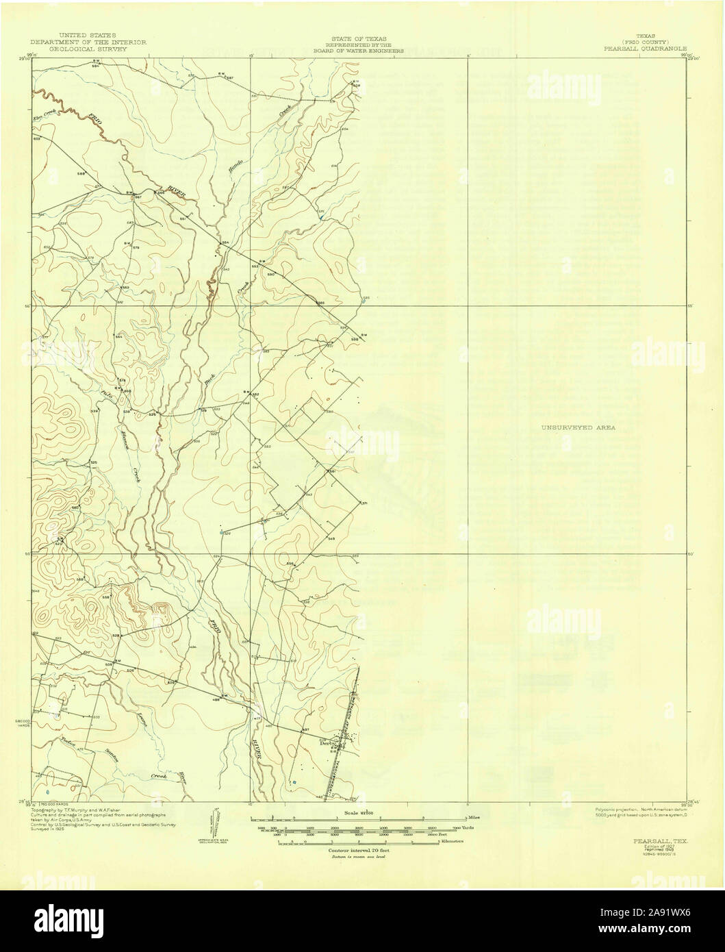 Pearsall map hi-res stock photography and images - Alamy