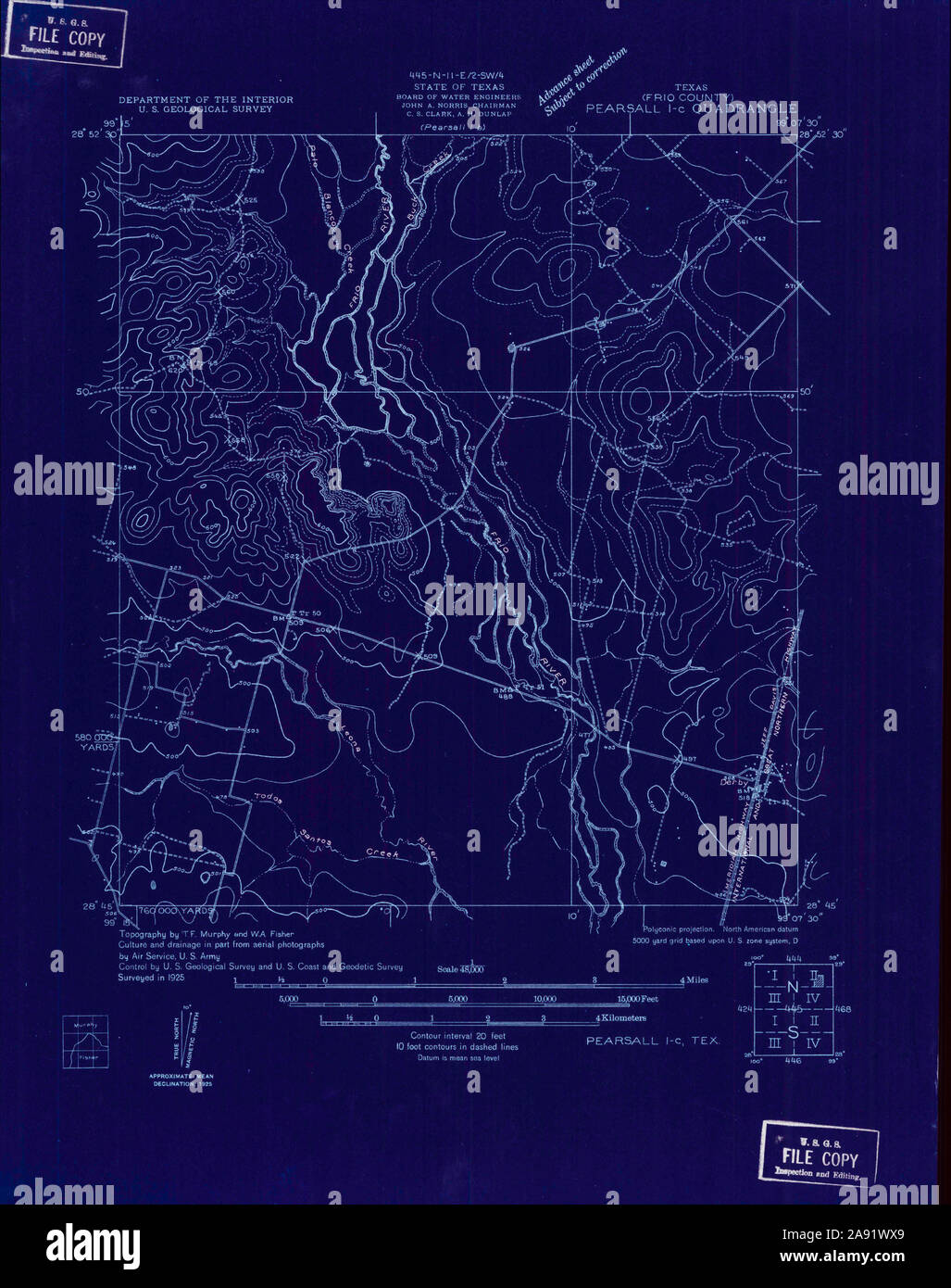 Pearsall map hi-res stock photography and images - Alamy