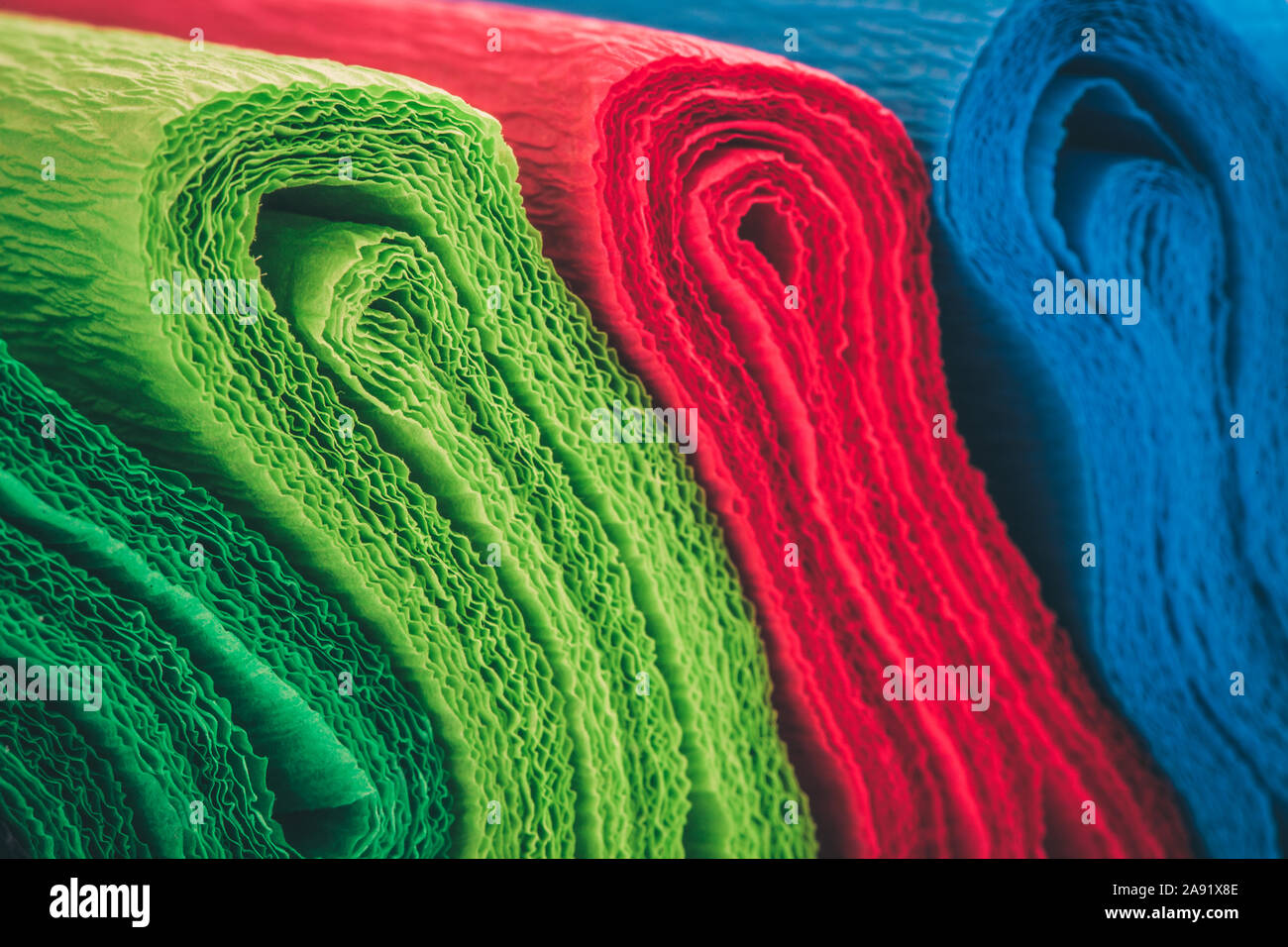 Colorful crepe abstract background Stock Photo - Alamy