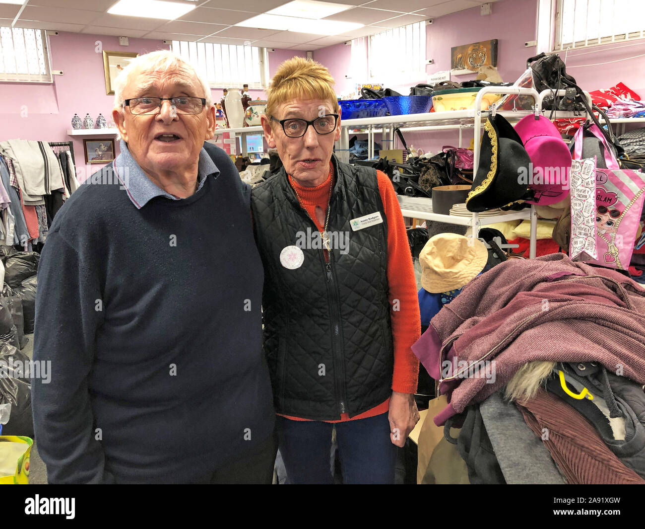 Stainforth4Life chairman Fred Turner with volunteer Annie Rodgers at ...