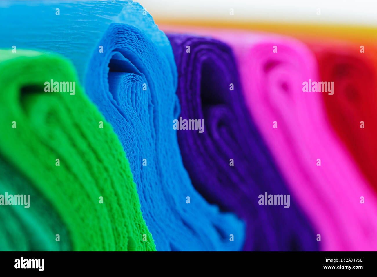 Colorful crepe abstract background Stock Photo - Alamy
