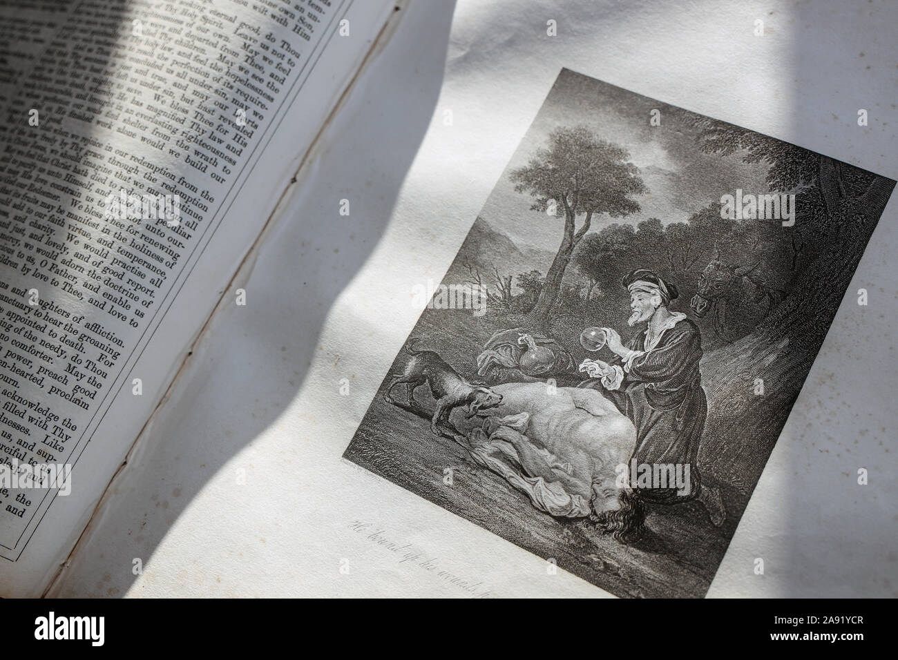 The Good Samaritan, an engraving in the Altar of the Household. A daily ...