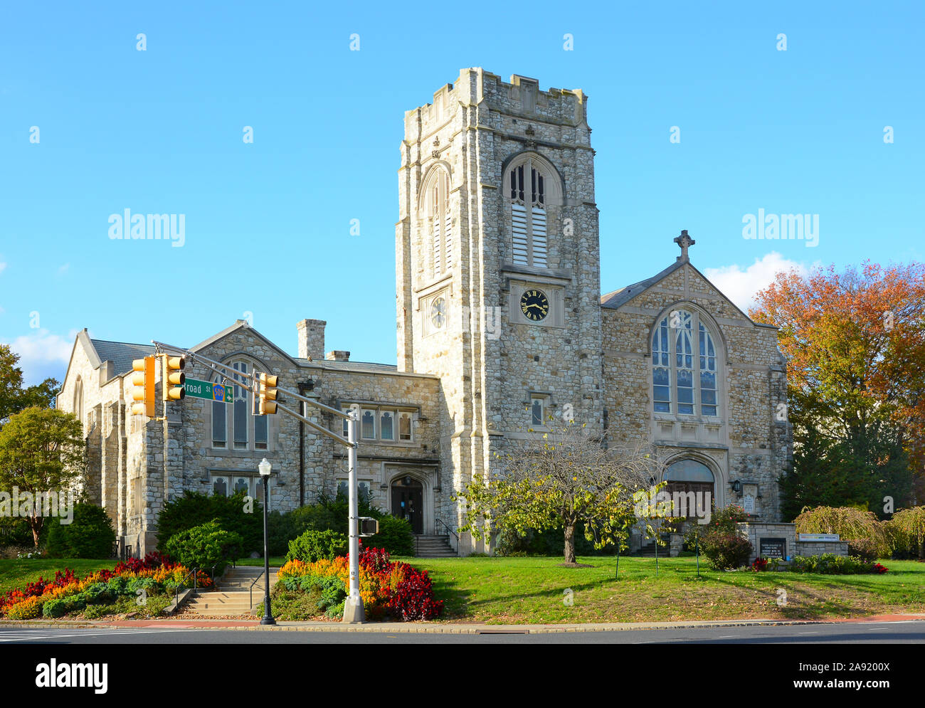 WESTFIELD, NEW JERSEY - 02 NOV 2019: The First Methodist Church ...