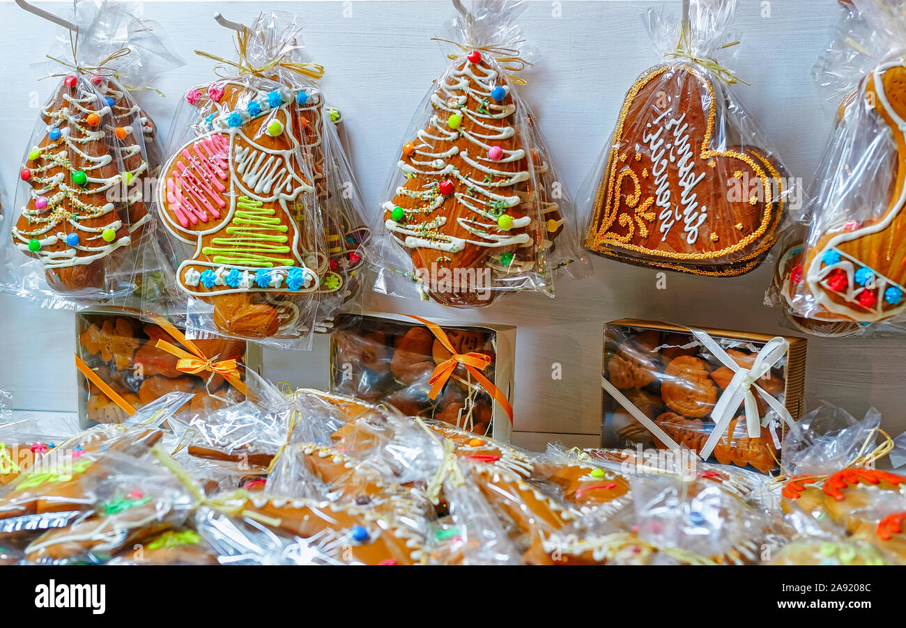 Gingerbread at Vilnius Christmas Market Gingerbread cookies in Vilnius ...