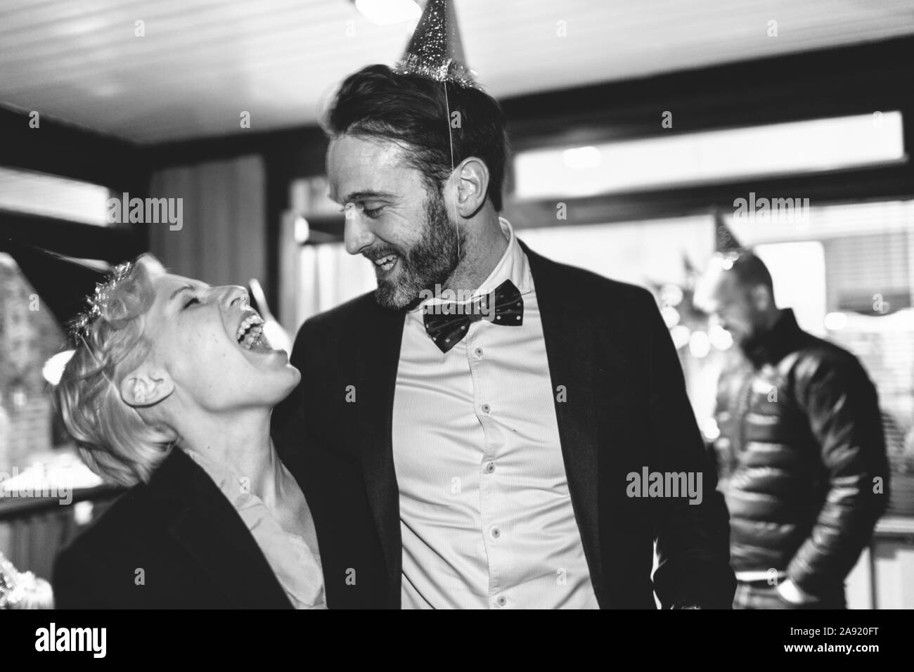 Happy new year life Black and White Stock Photos & Images - Alamy