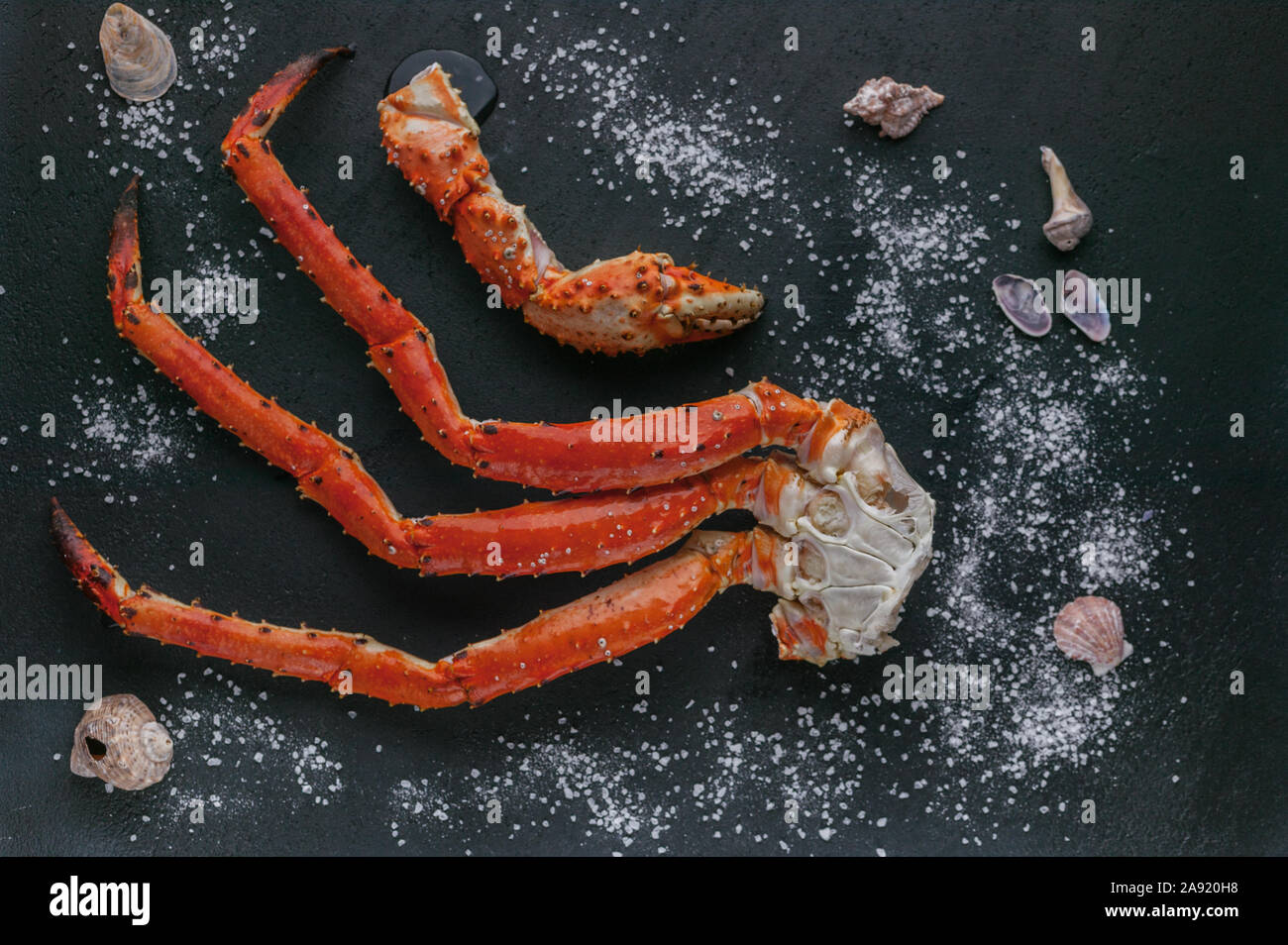 Top view seafood hi-res stock photography and images - Alamy